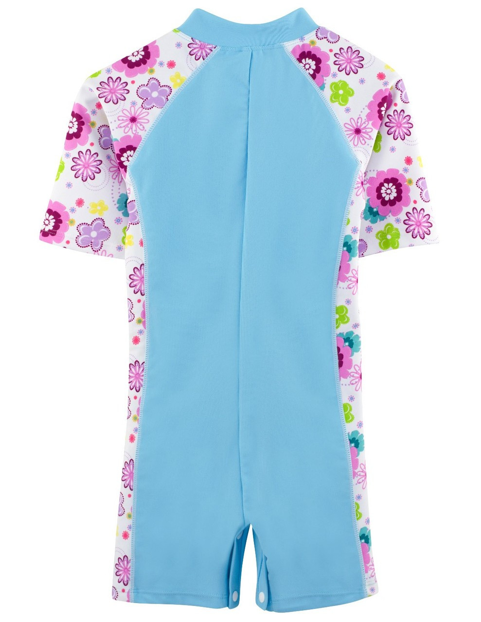 Girls Sun Busters S/S UV 1-Piece Swimsuit Mallowberry | Girls UV Swimwear