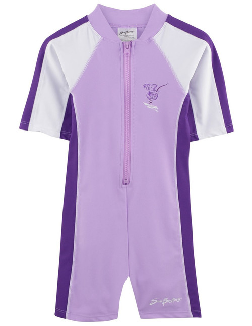 Girls Sun Busters S/S UV 1-Piece Swimsuit Mimosa | Girls UV Swimwear