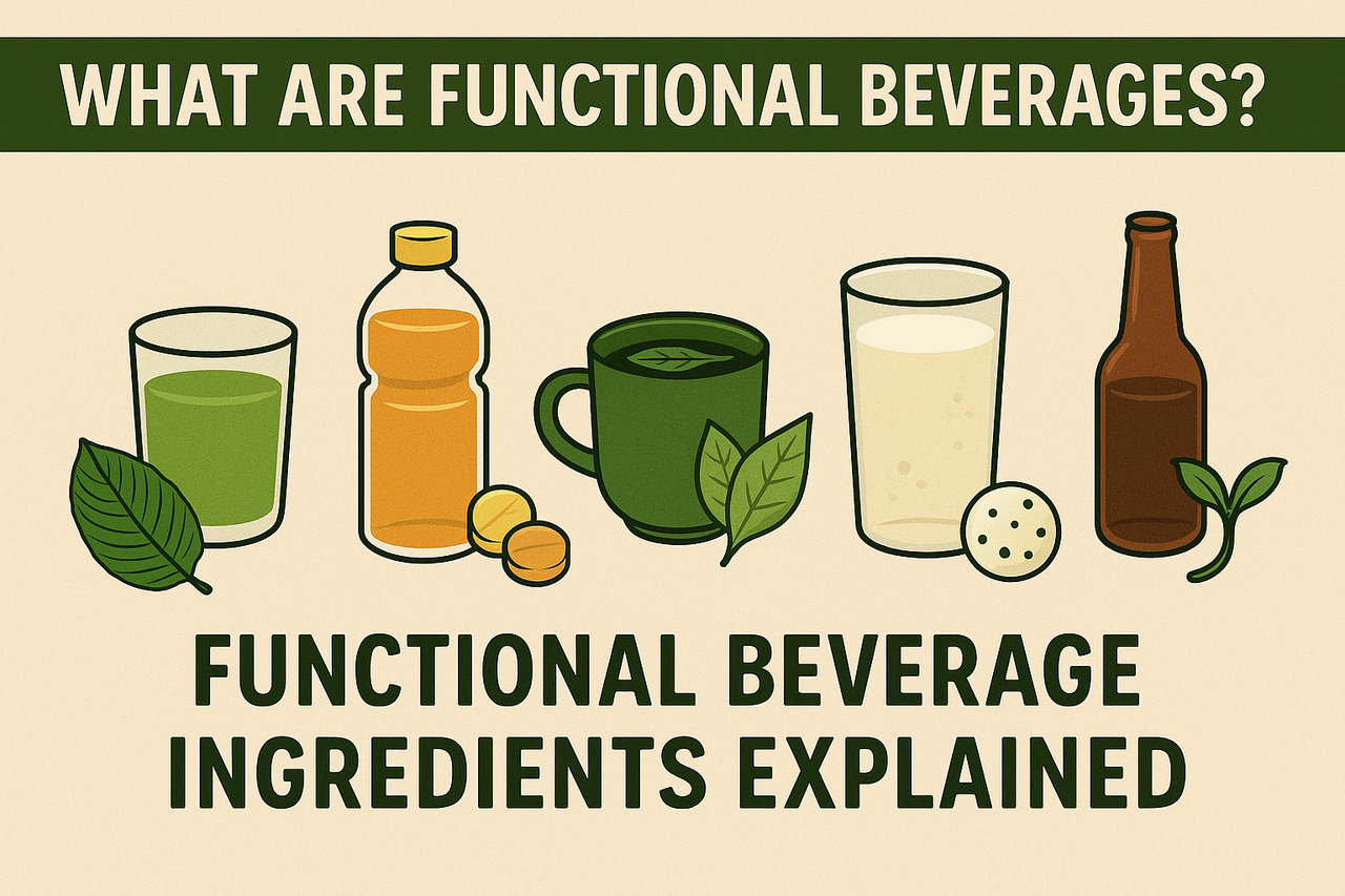 What Are Functional Beverages? Functional Beverage Ingredients ...