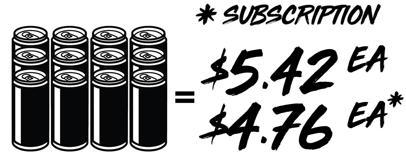 Sample Pack Case (12 Cans)