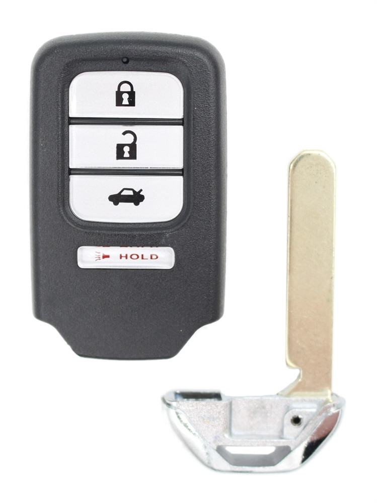 New Aftermarket Honda Key Fob Replacement 4 Button ACJ932HK1210A