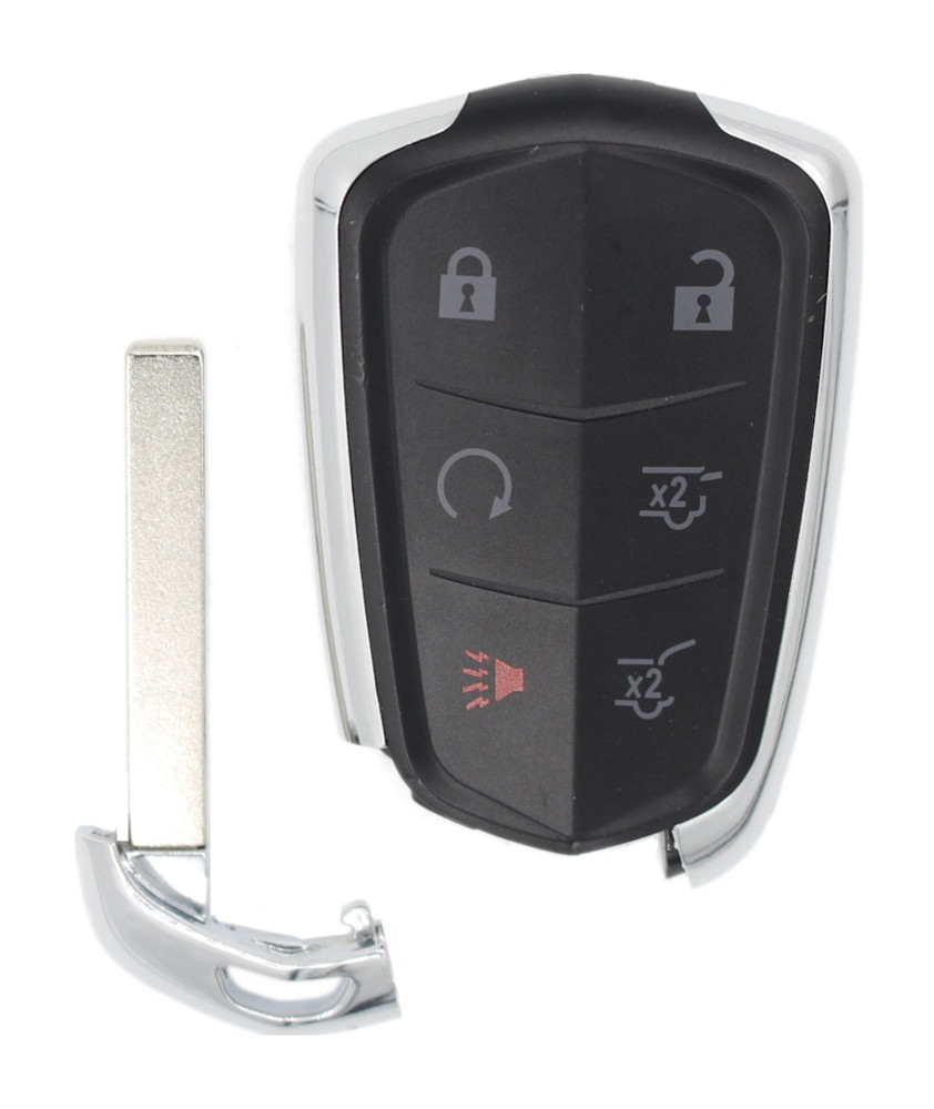 New Aftermarket Cadillac Key Fob Replacement 6 Button HYQ2AB