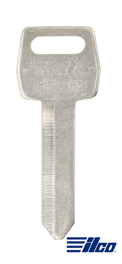 ilco 1167FD Metal Key Blank