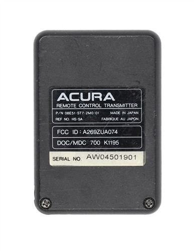 Acura 08E51-ST7-2M0-01 Factory OEM KEY FOB Keyless Entry Remote Alarm ...