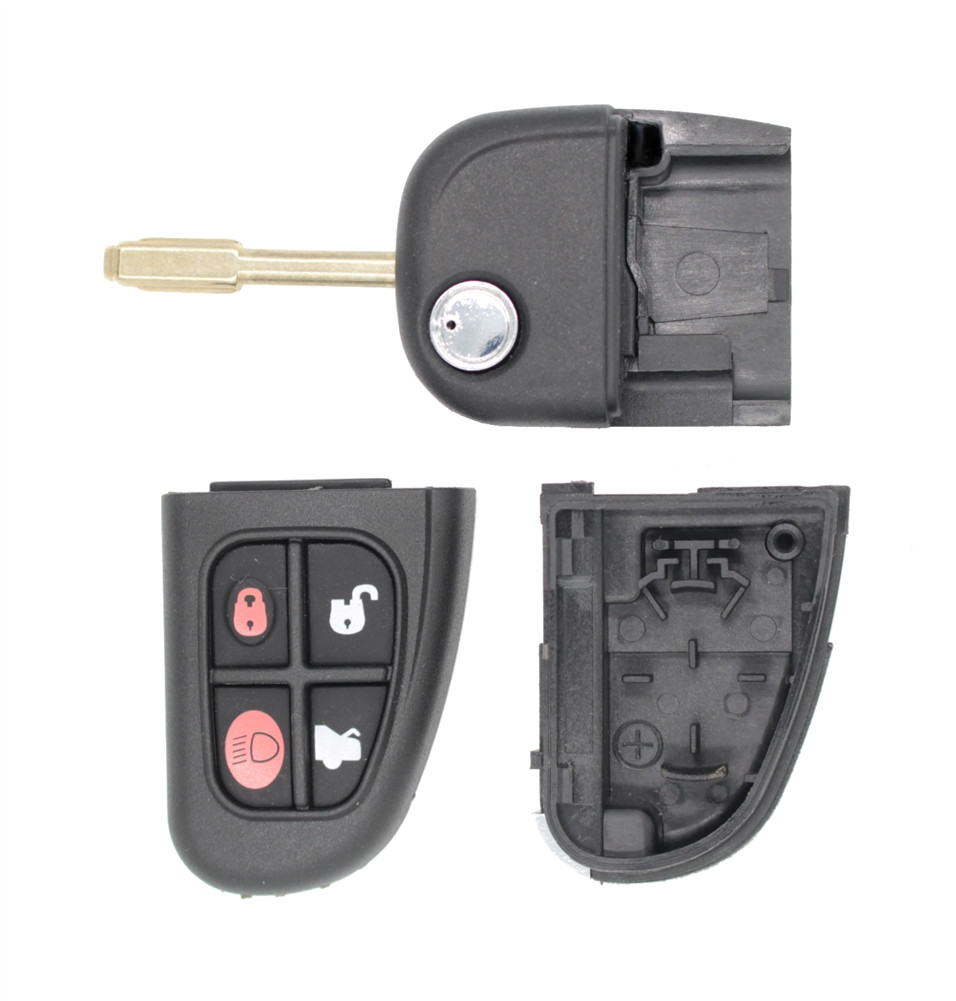 Jaguar 4 Button case and key.