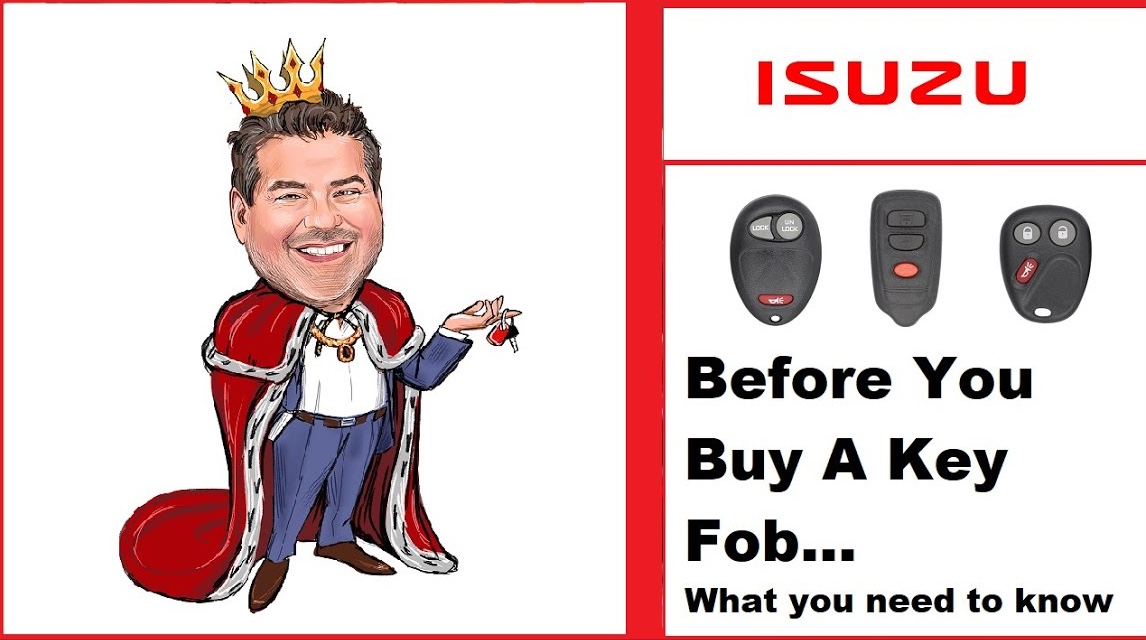 New Isuzu Key Fob Remote - DIY Buying Guide - Keyless Entry Remote