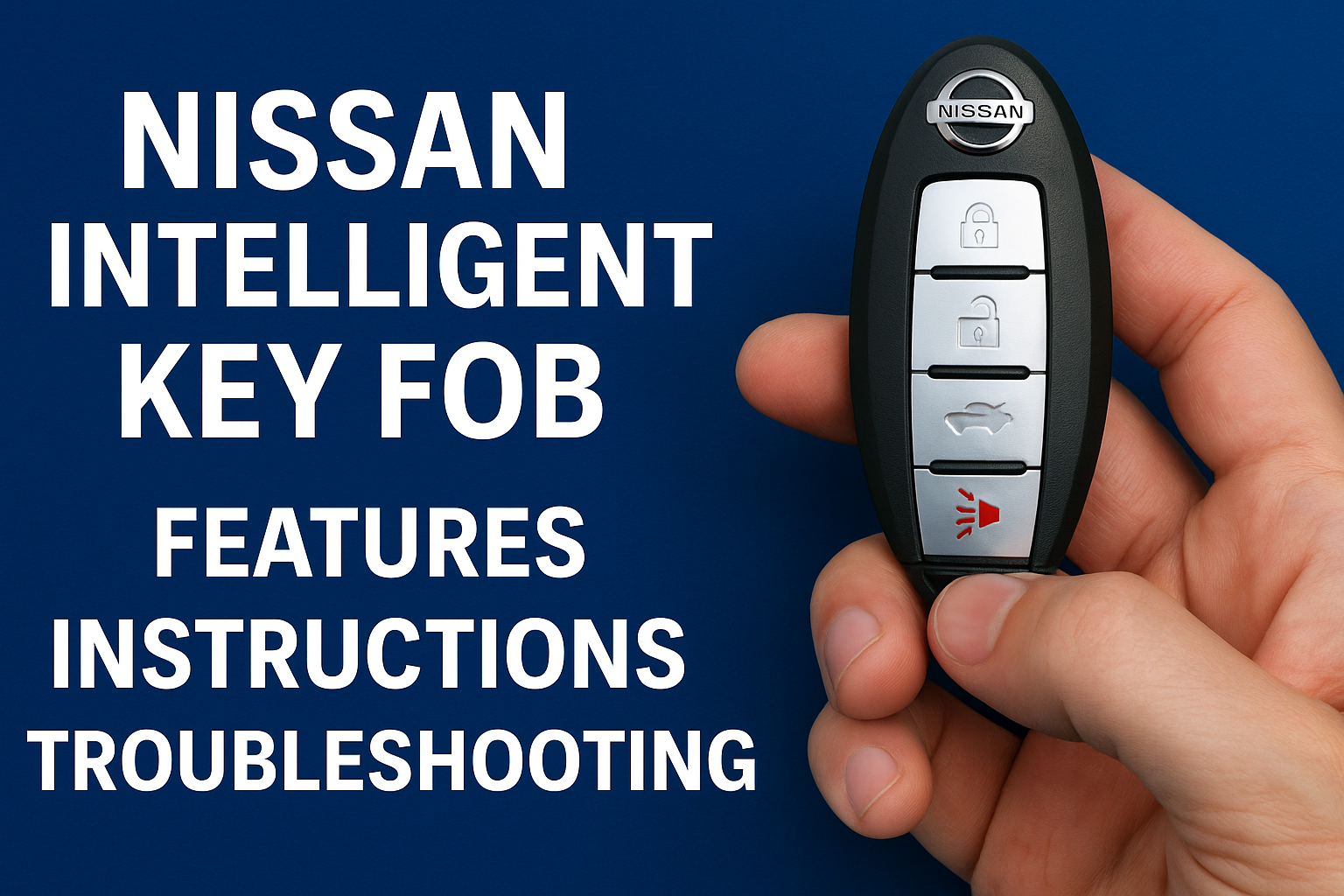 Nissan Intelligent Key Fob: Features, Instructions, and Troubleshooting ...