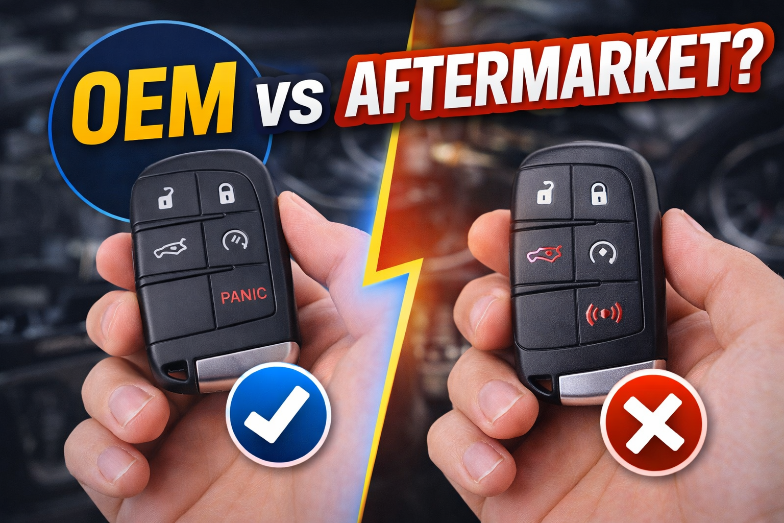 What Is an OEM Car Key Fob — and Why It Matters - Keyless Entry Remote