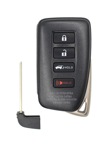 Lexus NX 300h OEM 4 Button Key Fob