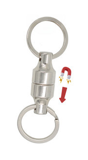 Stainless Steel Magnetic Quick Connect Keychain - Accessories