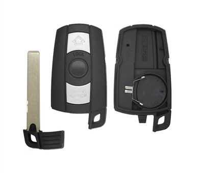 BMW 3 Button w/ battery door, case and key