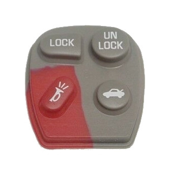 4 Button Rubber Pad Insert For A Key Fob Car Remote Case GM Chevrolet ...