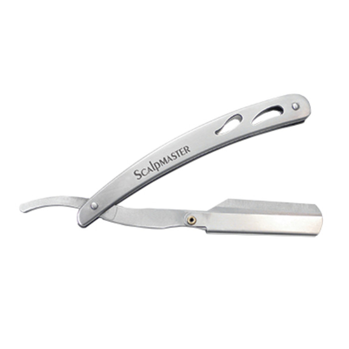 Scalpmaster Stainless Steel Barber Razor - Barber Salon Supply