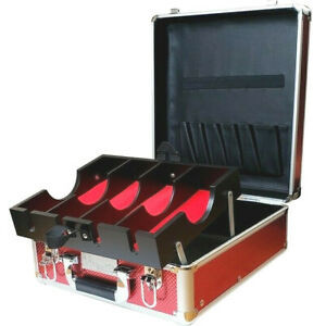 Vincent Master Medium Barber Case Red - Barber Salon Supply