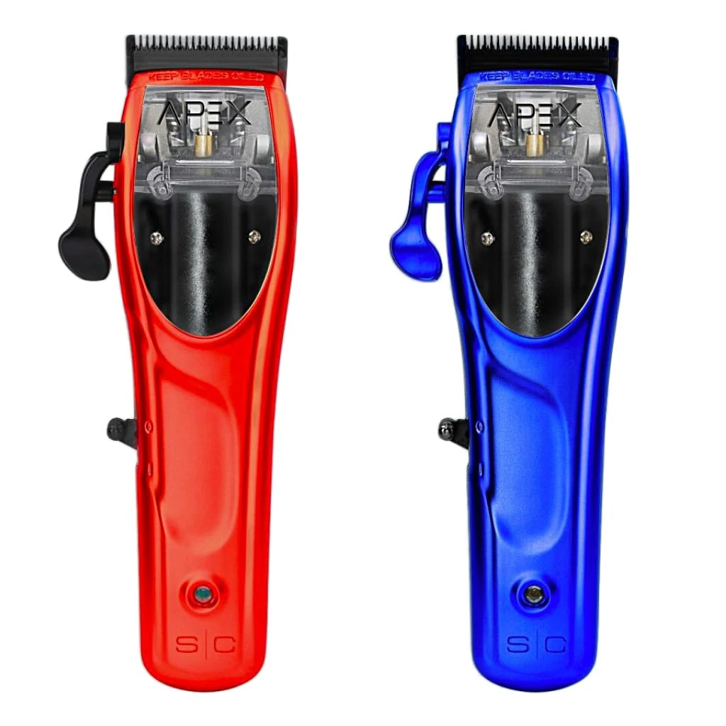 StyleCraft Red Apex Super Torque Cordless Clipper - Barber Salon Supply