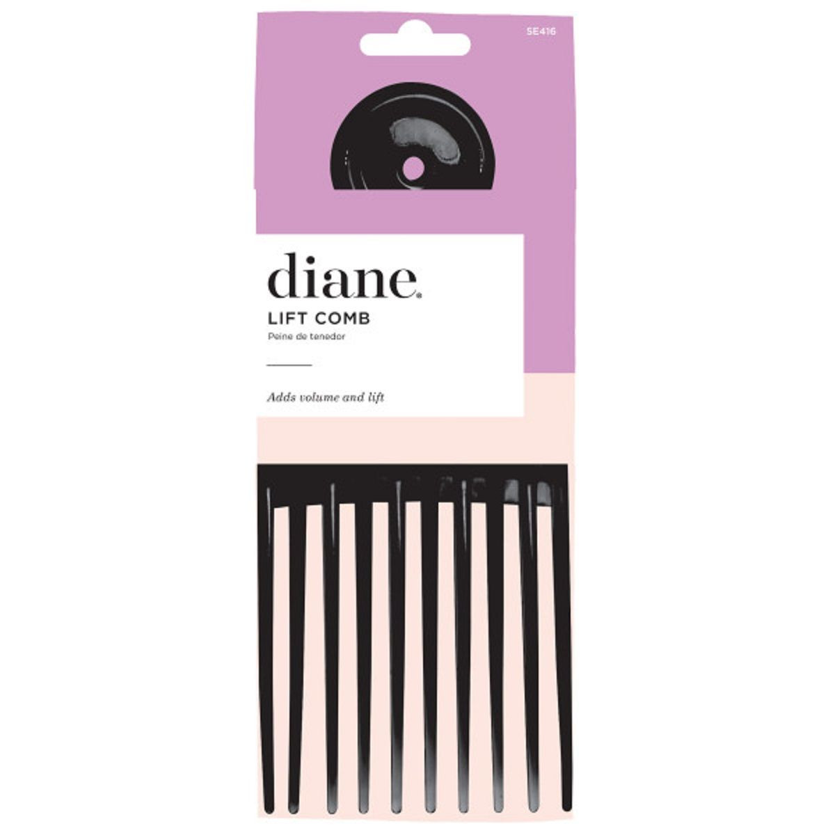 Diane Plastic Lift Comb - Barber Salon Supply