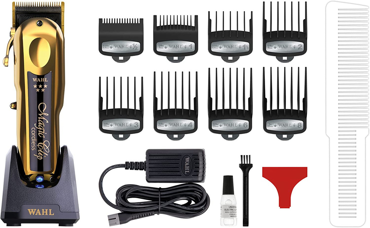 Wahl Professional 5 Star Cordless Gold Magic Clipper - Barber Salon Supply