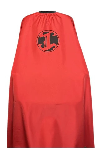 Irving Barber Company Red Barber Cape - Barber Salon Supply