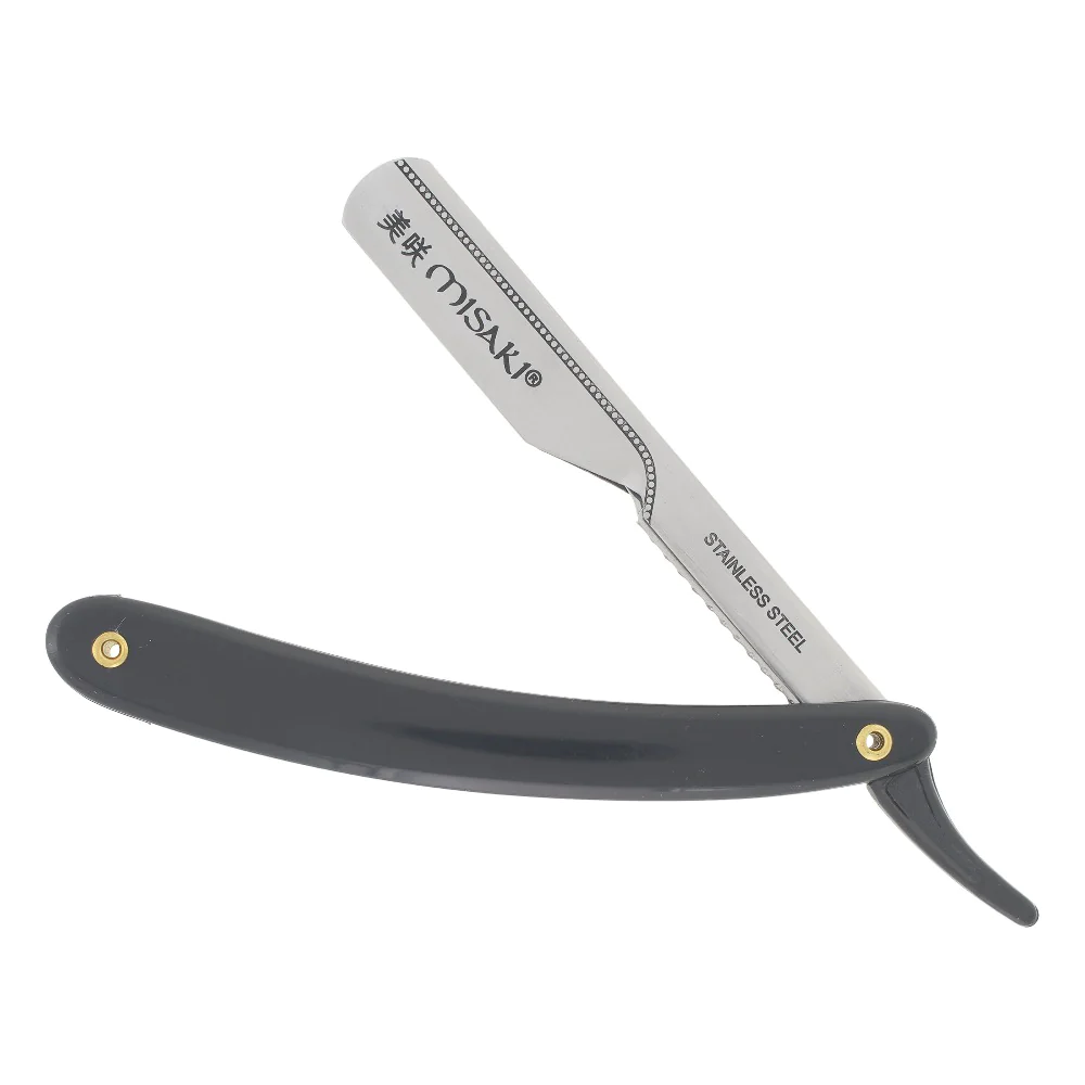 Misaki Slide Out Razor Black - MR-04 - Barber Salon Supply