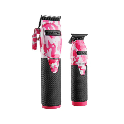 BaBylissPRO Limited FX Pink Camo Clipper & Trimmer Combo - Barber Salon ...