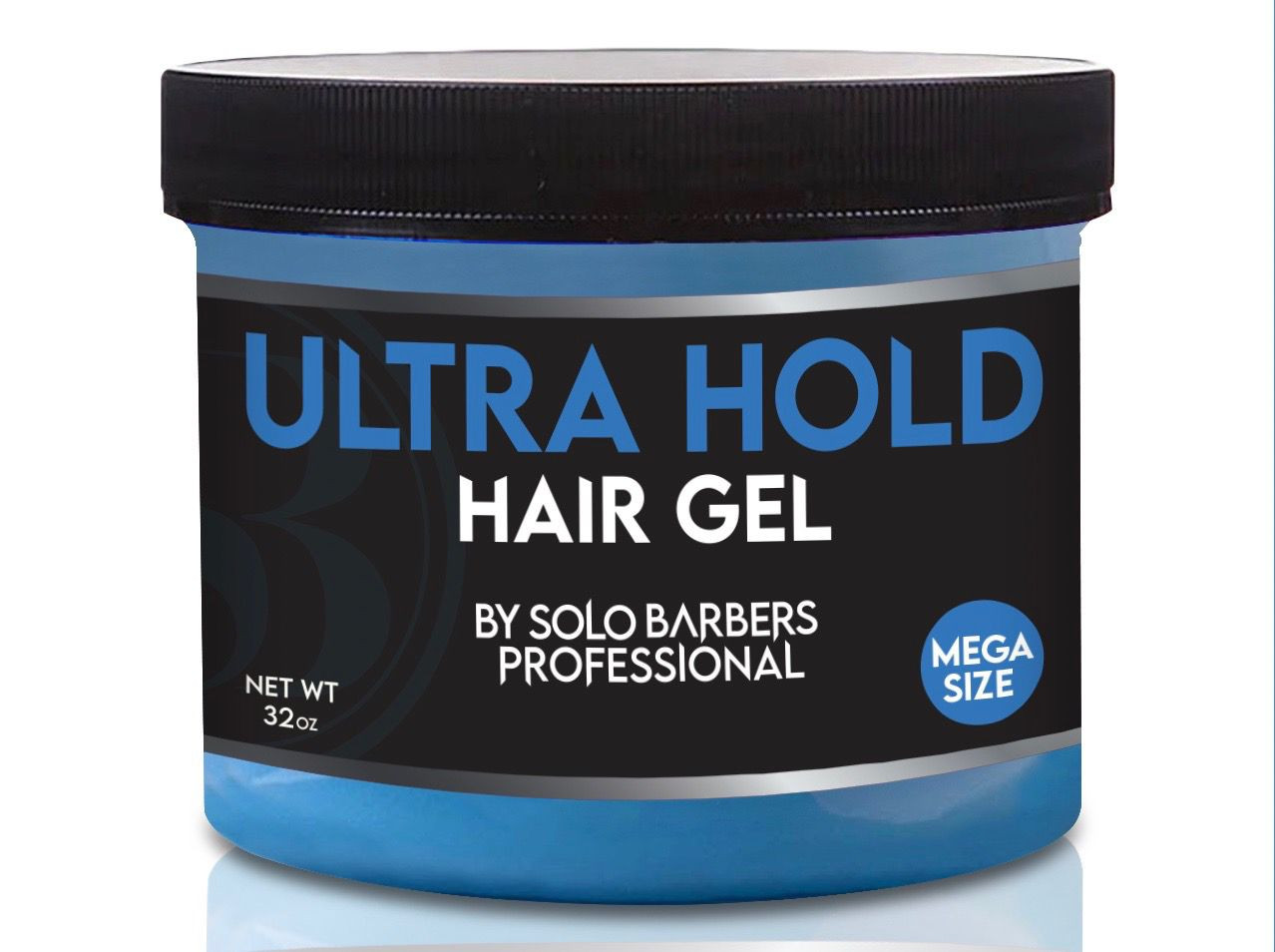 Solo Barbers Ultra Hold Gel 32oz 6 Pack - Barber Salon Supply
