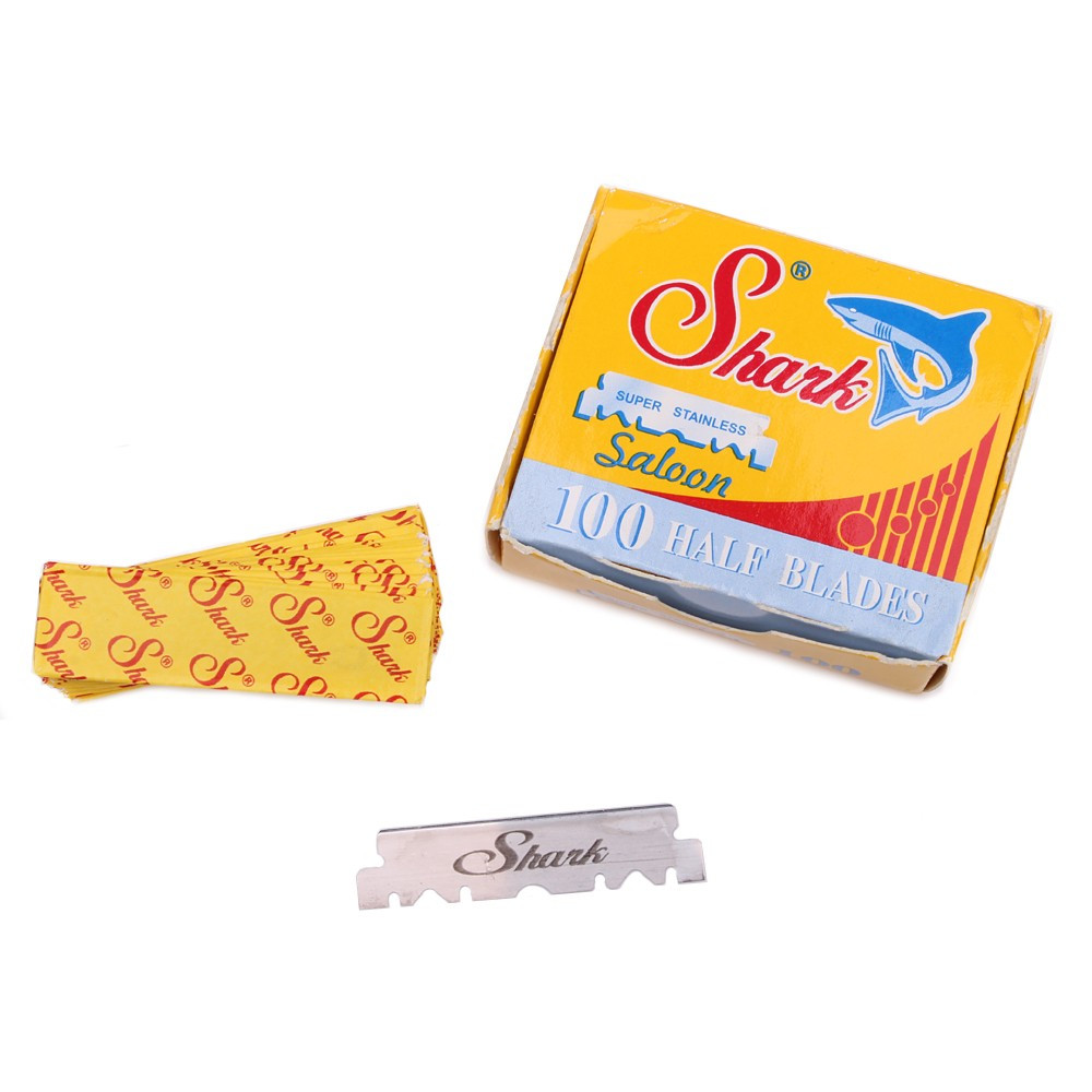 Shark Single Edge Razor Blades 100ct - Barber Salon Supply
