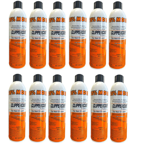 Clippercide Spray Disinfectant 15 oz 12PK - Barber Salon Supply