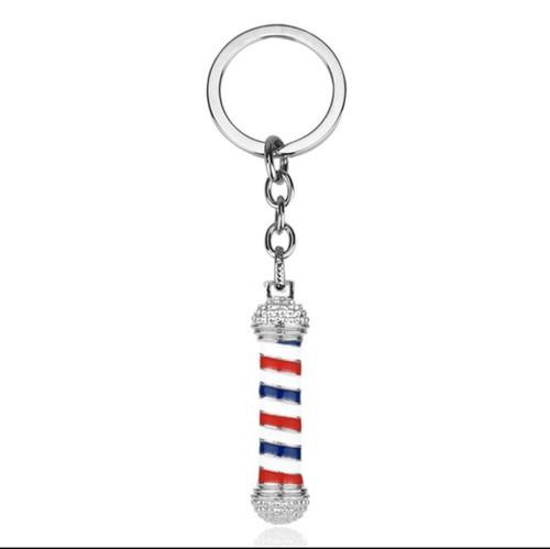 Scalpmaster Barber Pole Keychain - Barber Salon Supply