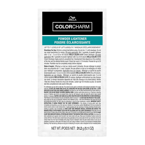 Wella Color Charm Powder Lightener 1.1 oz - Barber Salon Supply