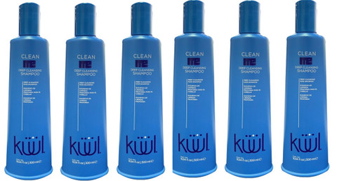 Kuul Clean Me Deep Cleansing Shampoo 10.1oz 6pk - Barber Salon Supply