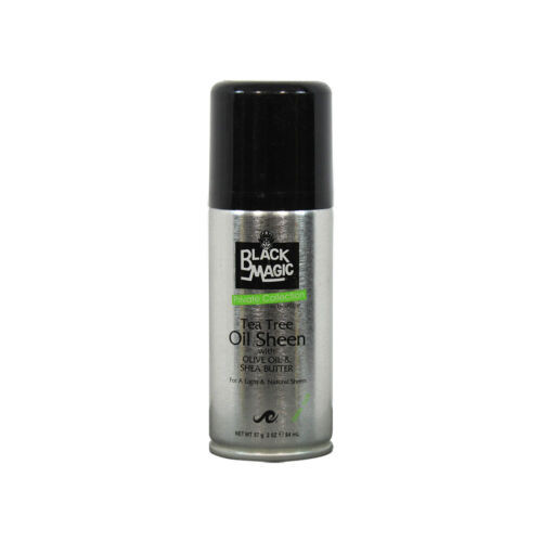 Black Magic Oil Sheen Spray 2oz - Barber Salon Supply