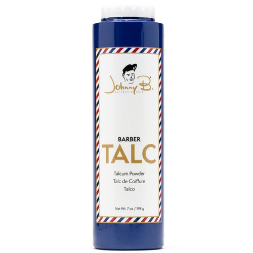 Johnny B Barber Talc 7oz - Barber Salon Supply
