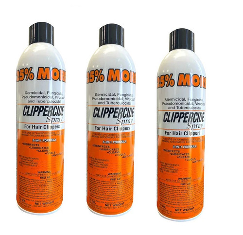 Clippercide Spray Disinfectant 15 oz 3Pack - Barber Salon Supply