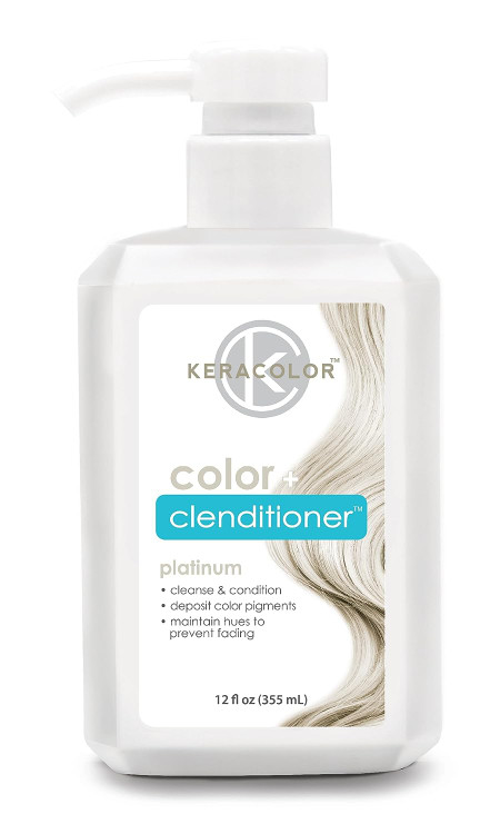 Keracolor Color + Clenditioner Platinum 12oz - Barber Salon Supply