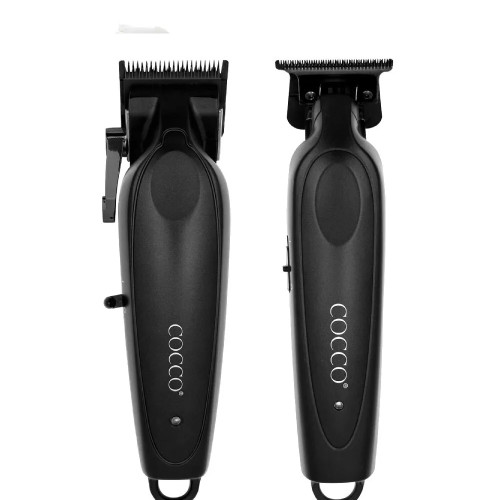 Cocco Veloce Pro Clipper and Trimmer - Matte Black Duo - Barber Salon ...