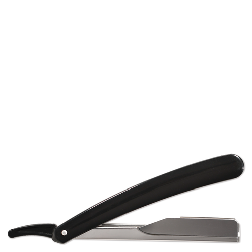 Scalpmaster Straight Razor with Black Handle - Barber Salon Supply