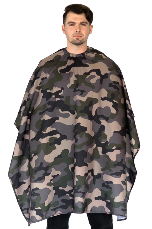 Barber Strong The Barber Cape Camo - Barber Salon Supply