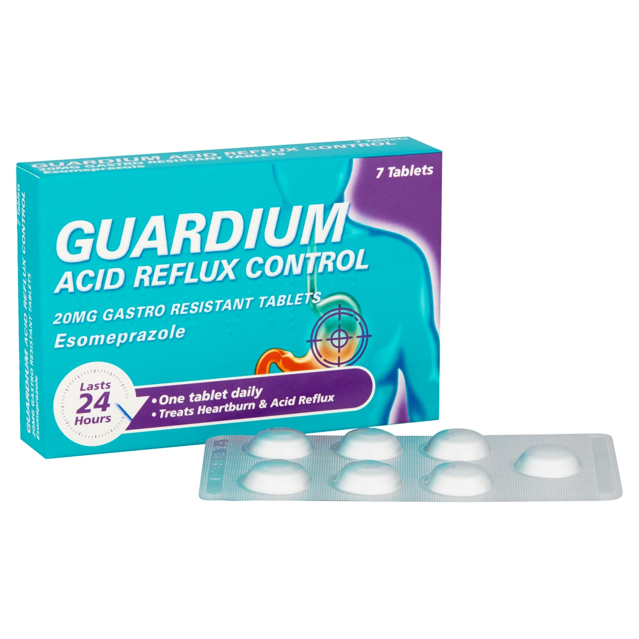 Guardium Acid Reflux Control Tablets 7 Tablets | Pharmacy2U