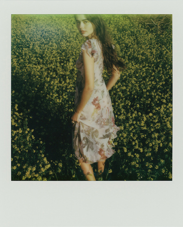 Meg Ethereal | Cap sleeve midi dress | Réalisation EU