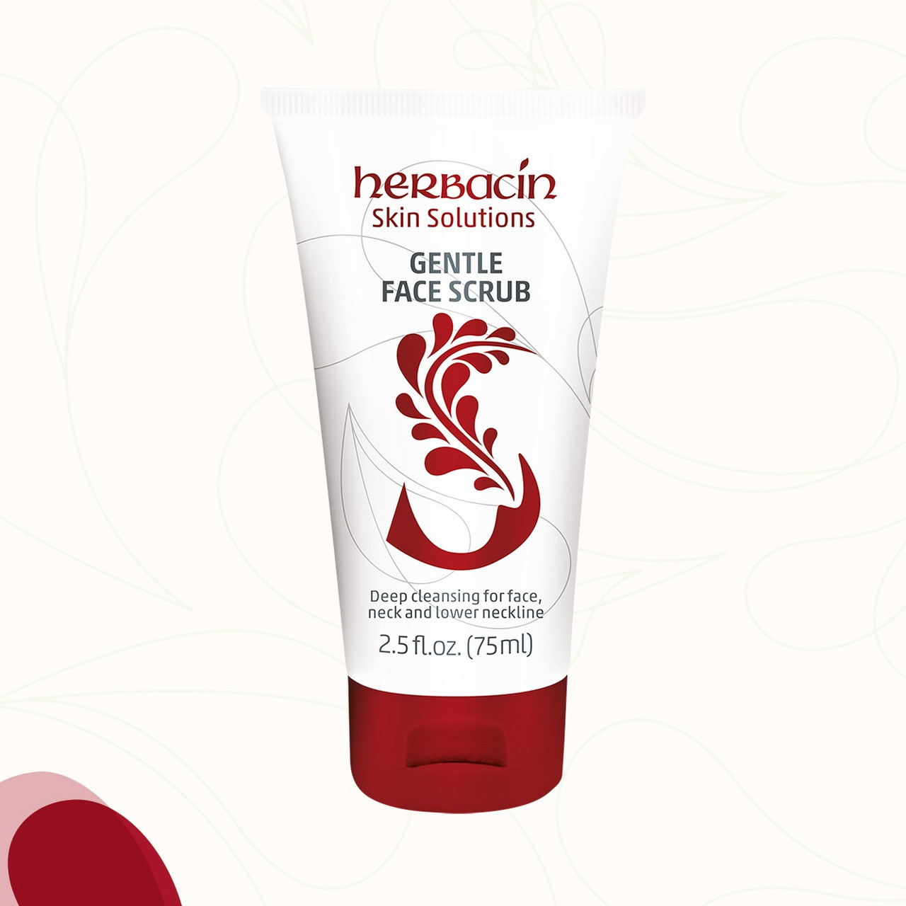 Herbacin Skin Solutions Gentle Face Scrub - tube - Herbacin.com