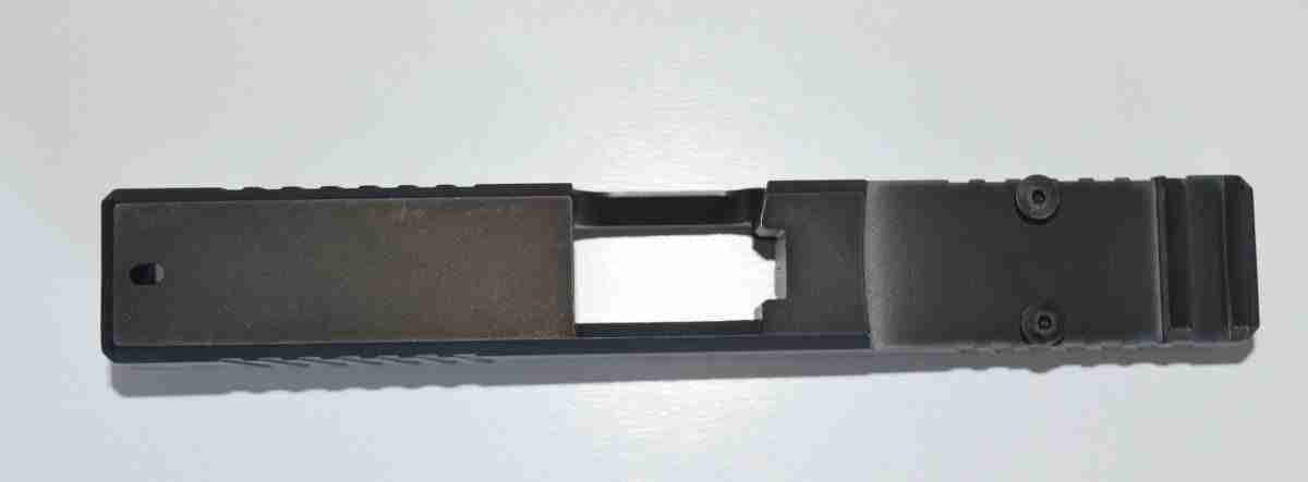 Stripped Glock 19 Gen 1-3 DLC Slide — RMR Cut, 3CR Tactical