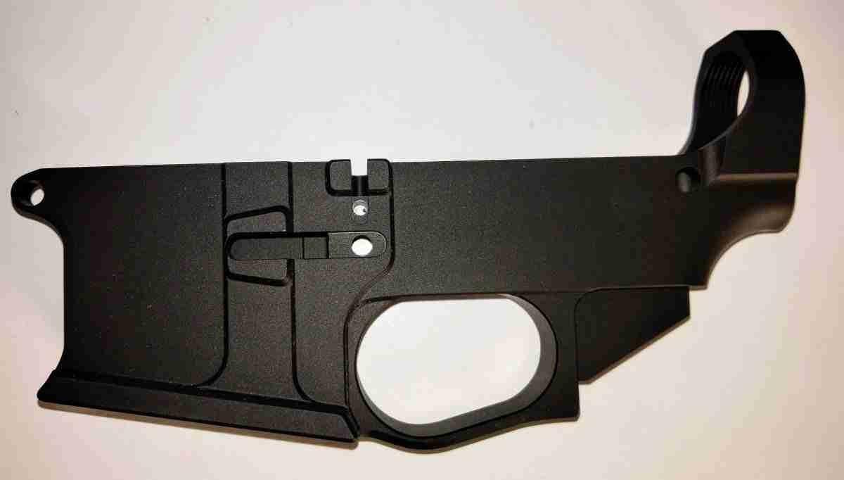 80% AR-15 Black Anodized Billet Lower Receiver - 3CR Tactical