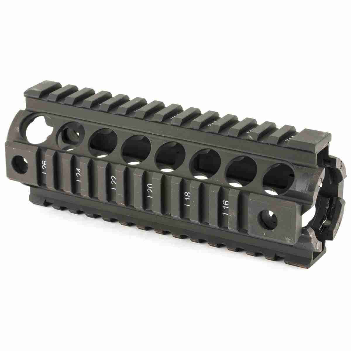 Midwest Industries Black 2 Piece Quad Rail Forearm for DPMS .308 Oracle ...