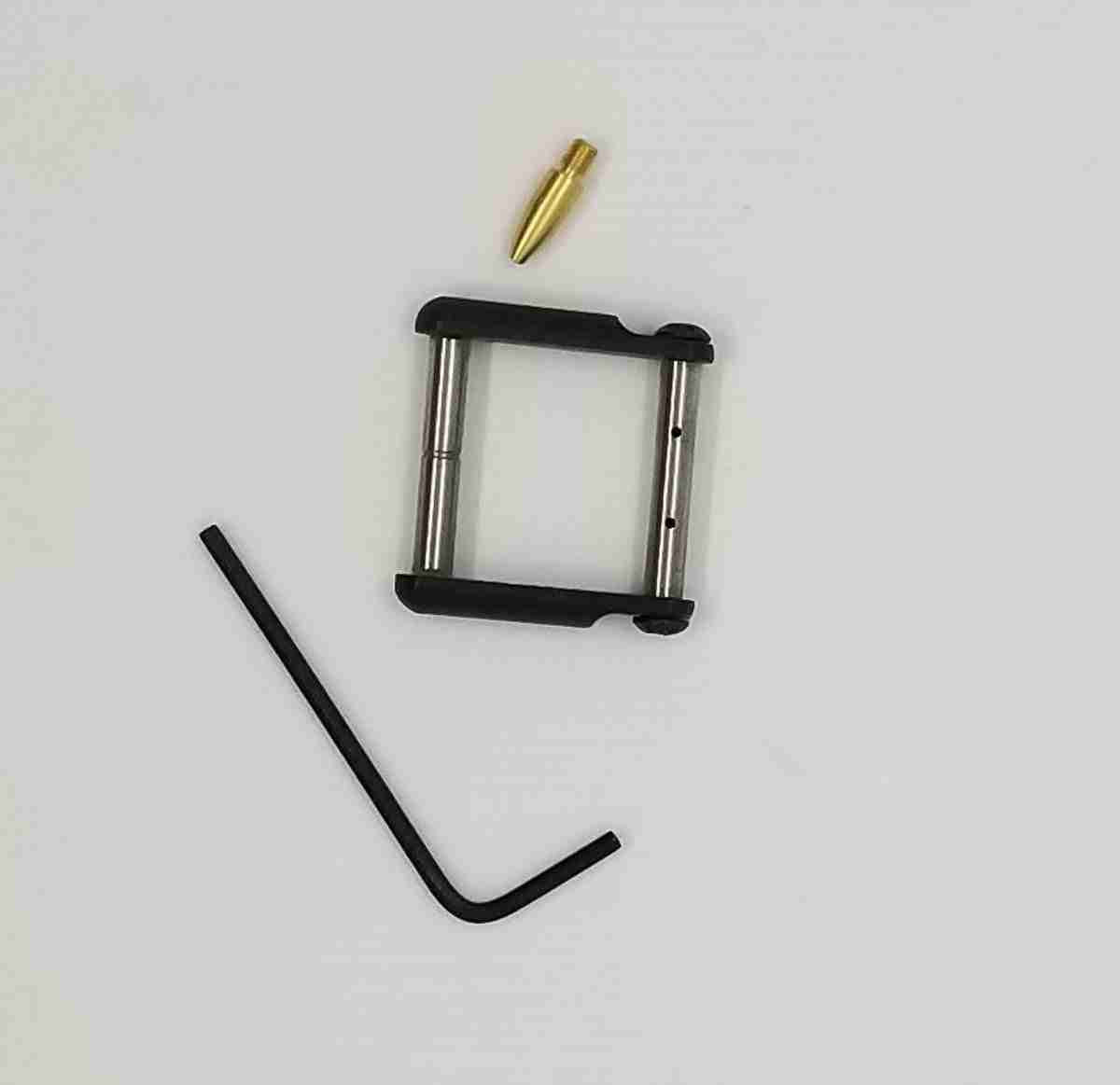 Stainless Steel Anti-walk Pins with Side Plates Kit - 3CR Tactical