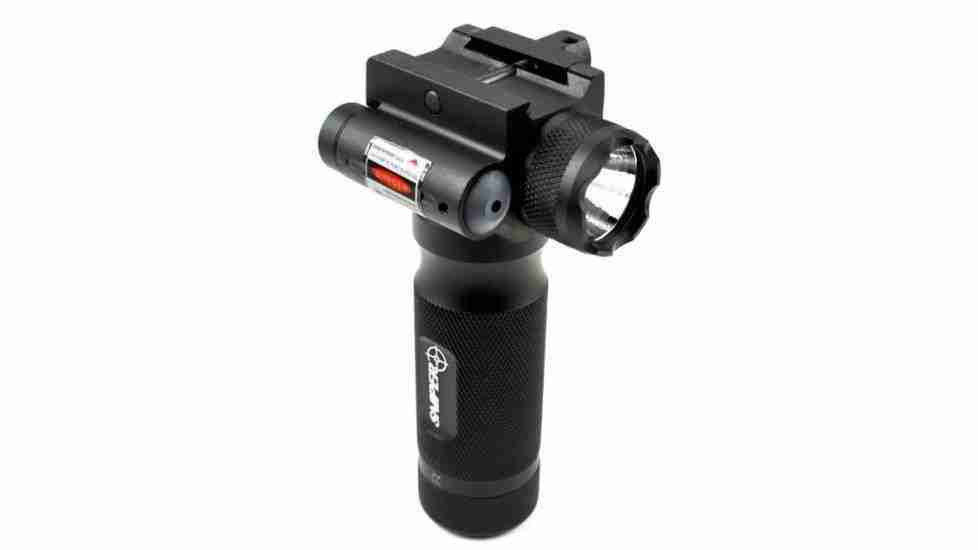 Aluminum ForeGrip Green Laser and Flashlight Combo - 3CR Tactical