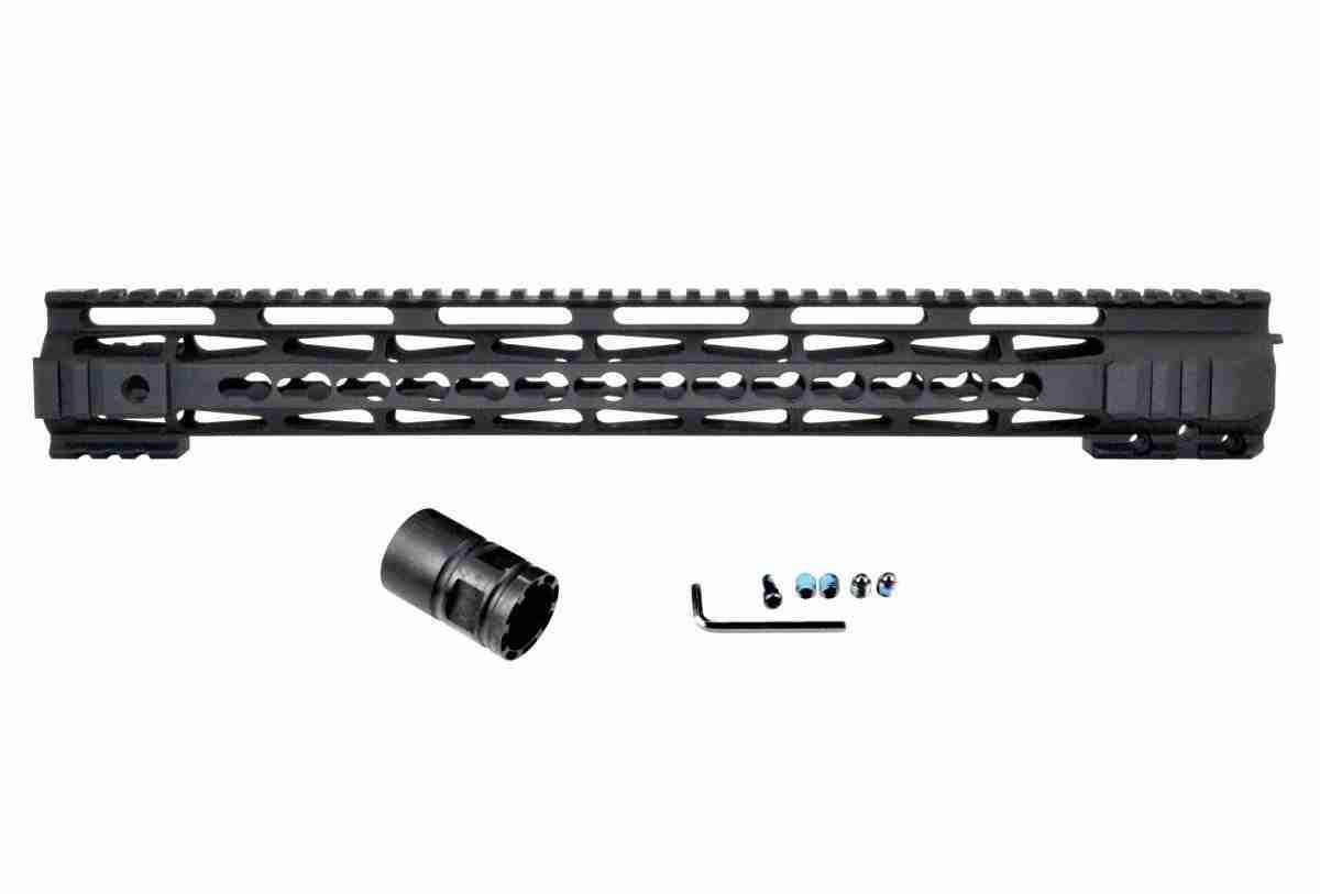 Jackal Series Slim Free Float Keymod Handguard - 3CR Tactical