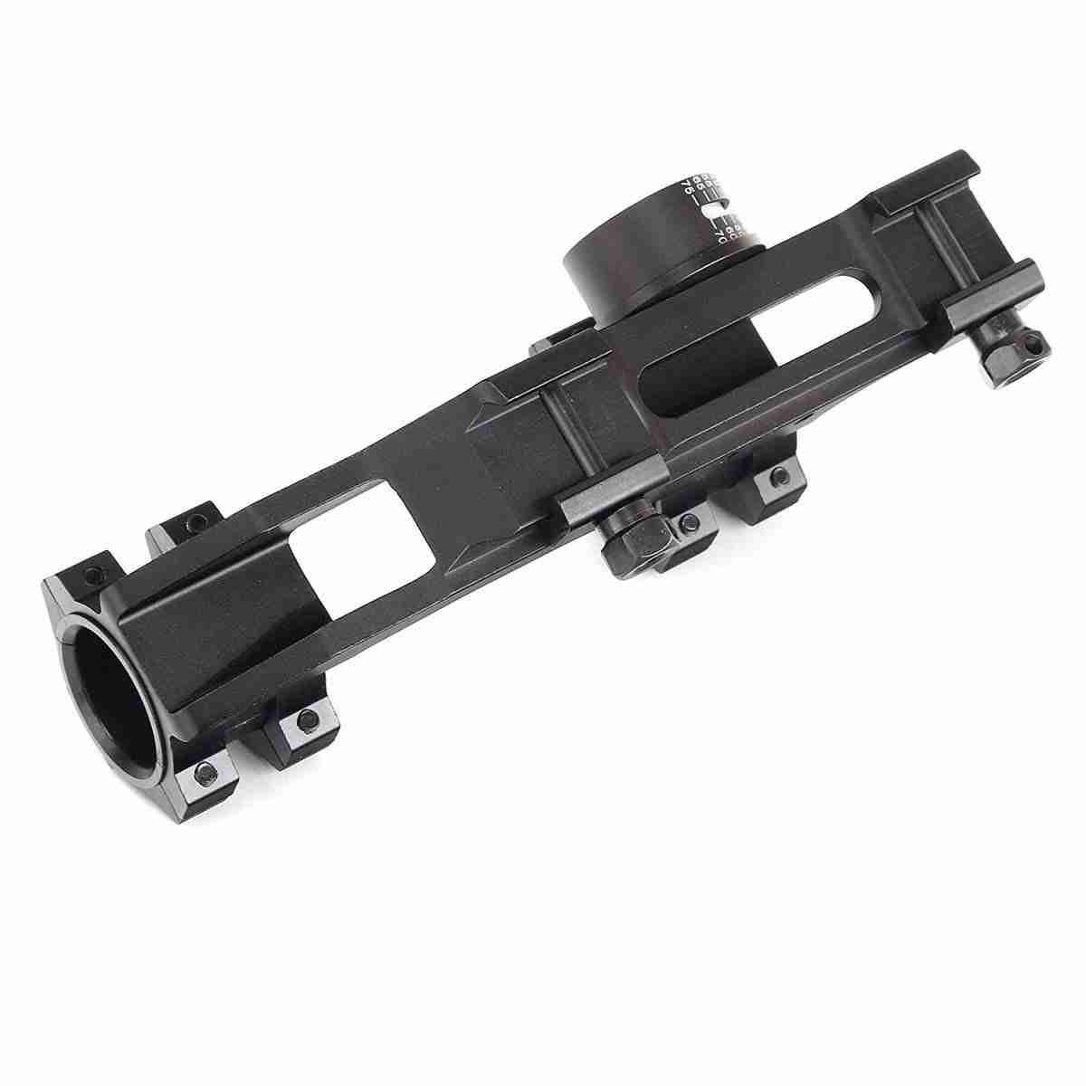 25.4mm 30mm Offset Scope Rings Mount with Bubble Level and Cosine Angle ...