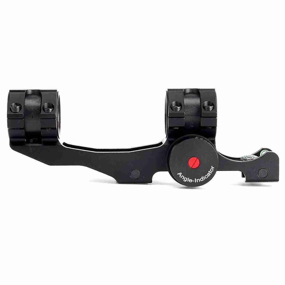 25.4mm 30mm Offset Scope Rings Mount with Bubble Level and Cosine Angle ...