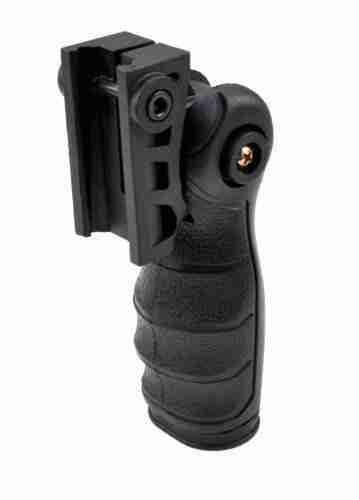 Tactical 5-Position Folding Vertical Foregrip For Picatinny Rail Mount ...