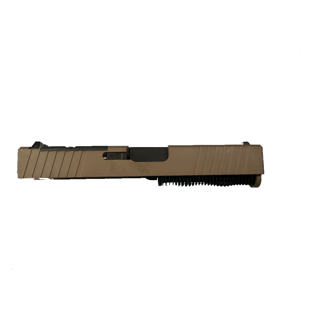 Assembled Glock 19 Gen 3 Slide — FDE PVD with 9mm Barrel